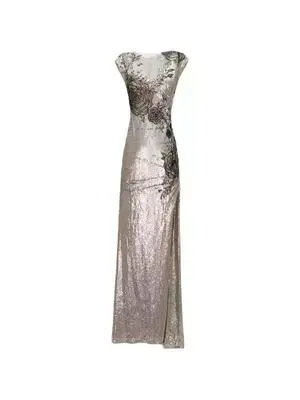 GEMY MAALOUF Embroidered Maxi Dress
