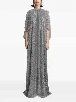 GEMY MAALOUF Sequin-embellished Maxi Dress - Grey