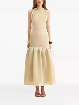 GEMY MAALOUF Sleeveless Midi Dress - Neutrals
