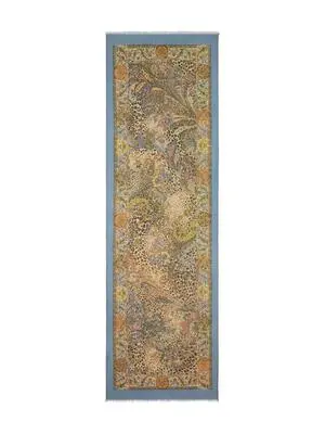 Etro Paisley Animal-motif Scarf - Neutrals
