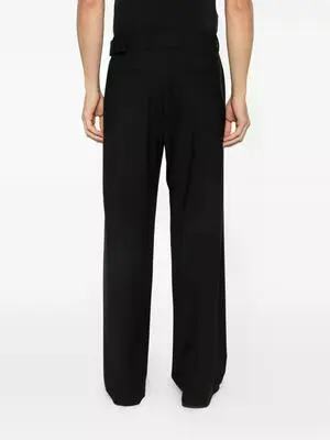 Emporio Armani Pleated Trousers - Black