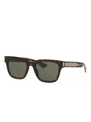 Saint Laurent Tortoiseshell Square Sunglasses