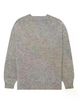 Sunspel Melange Crew Neck Sweater