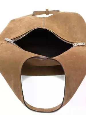 Coperni Suede Top-handle Tote Bag - Brown