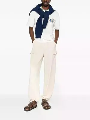 Etro Logo-detail T-shirt - Neutrals