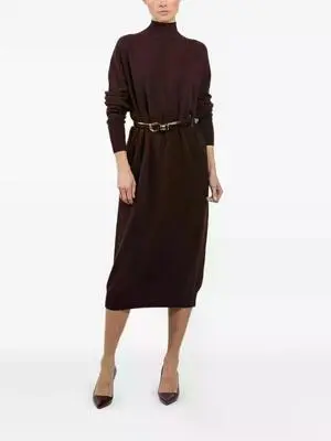 KONTATTO Roll-neck Midi Dress