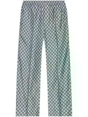 Gucci Gg Trousers - Blue