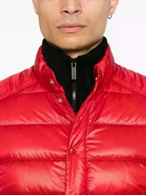 Moncler Quilted Down Jacket - Red