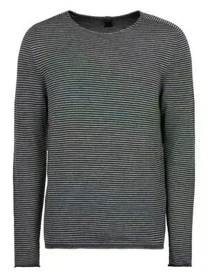 HANNES ROETHER Striped Crew-neck Sweater