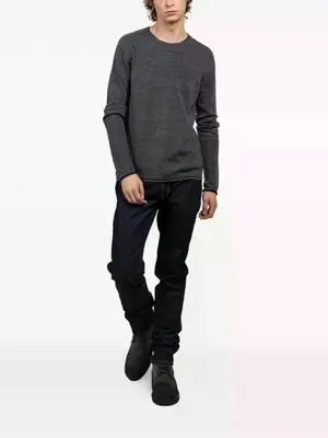 HANNES ROETHER Striped Crew-neck Sweater