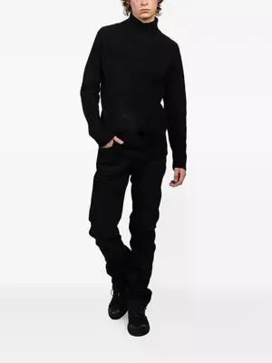 HANNES ROETHER Turtleneck Textured Sweater