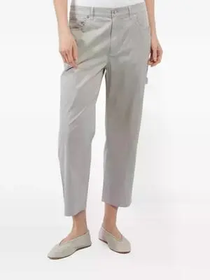 Tibi Belt-loops Cropped Jeans