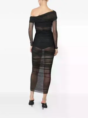 THE SEI Asymmetric Long-sleeve Dress