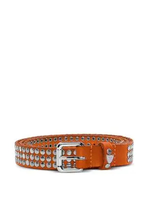 HTC LOS ANGELES Studded Belt - Orange