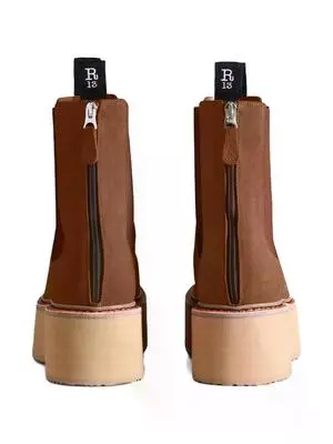 R13 Round-toe Platform Boots