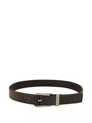 Gucci Adjustable Calfskin Belt - Brown