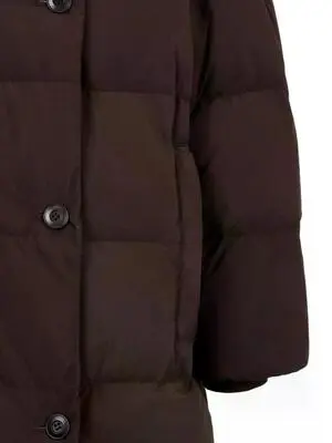 STUDIO TOMBOY Single-breasted Puffer Jacket - Brown