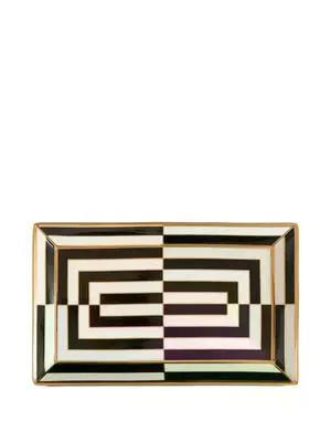 Jonathan Adler Rectangle-shape Decorative Tray - White