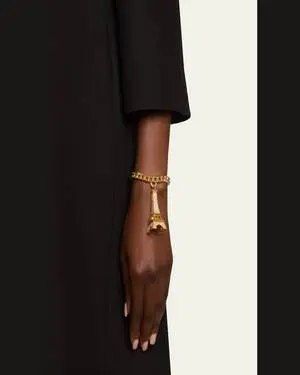 Valentino Garavani Chez Eiffel Tower Charm Bracelet