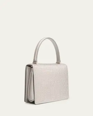 Akris Alice Mini Rhinestone Top-handle Bag