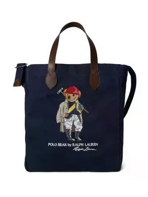 Polo Ralph Lauren Polo Bear Canvas Tote - Blue