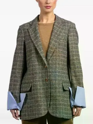 MAISON JEJIA Check-pattern Blazer