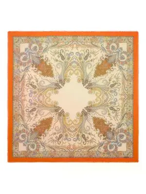 Etro Floral-paisley Shawl - Neutrals
