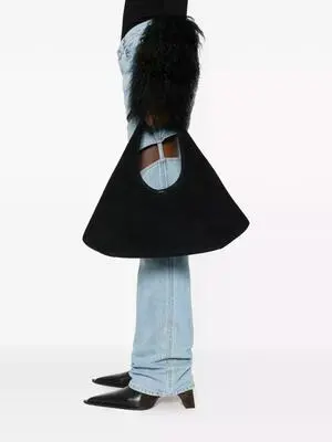 Coperni Suede Tote Bag - Black