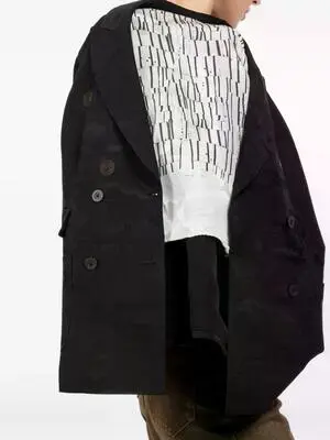 IBRIGU Double-breasted Button Blazer