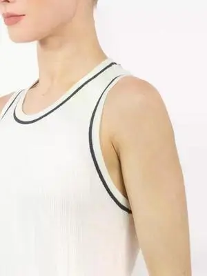 ALLUDE Ribbed Tank Top