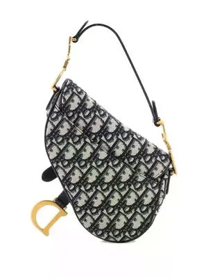 Dior Saddle Handbag Oblique Canvas Mini Shoulder Bag - Blue