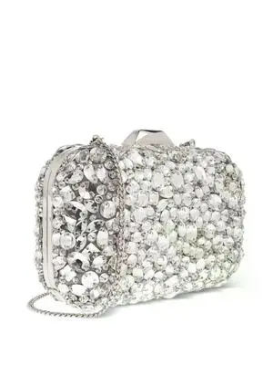 JIMMY CHOO Cloud Crystal-embellished Clutch Bag