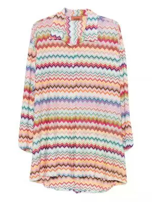 Missoni Chevron-patterned Shirt - White