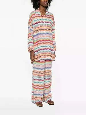 Missoni Chevron-patterned Shirt - White