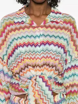 Missoni Chevron-patterned Shirt - White