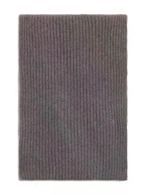 Malo Ribbed Scarf - Grey