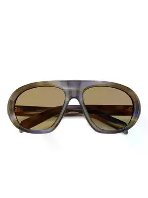 Prada Wrap-frame Pilot Sunglasses
