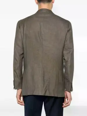 Kiton Double-breasted Pocket Blazer