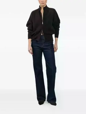 SA SU PHI Stand-collar Zip Cardigan