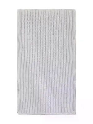 Malo Ribbed Scarf - Grey