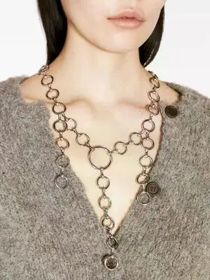 Our Legacy Ring Chain-pendants Necklace - Silver