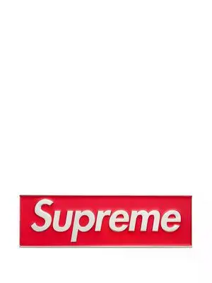 Supreme Logo Car Emblem - Red