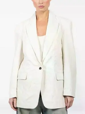 Isabel Benenato Single-button Pocket Blazer