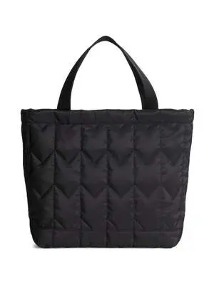 Maison Kitsuné Maison Kitsuné Chevron Quilted Large Tote - P199 Black