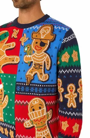 Opposuits Gingerbread Crewneck Sweater