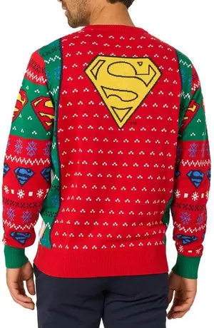 Opposuits Superman Christmas Sweater