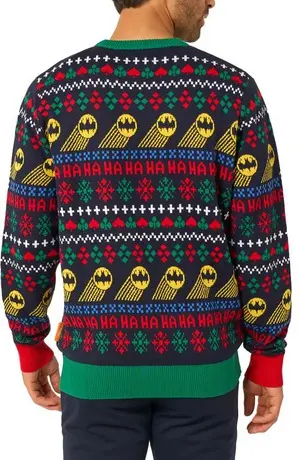 Opposuits Batman Christmas Crewneck Sweater