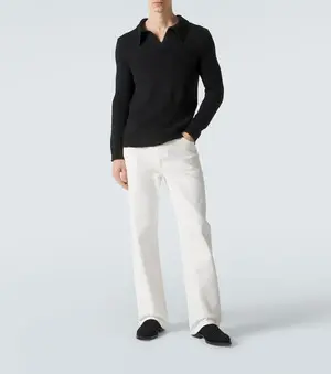 Gabriela Hearst Cashmere Polo Sweater