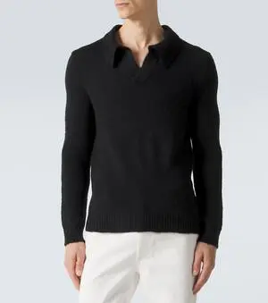 Gabriela Hearst Cashmere Polo Sweater