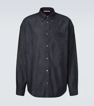 Acne Studios Embroidered Denim Shirt